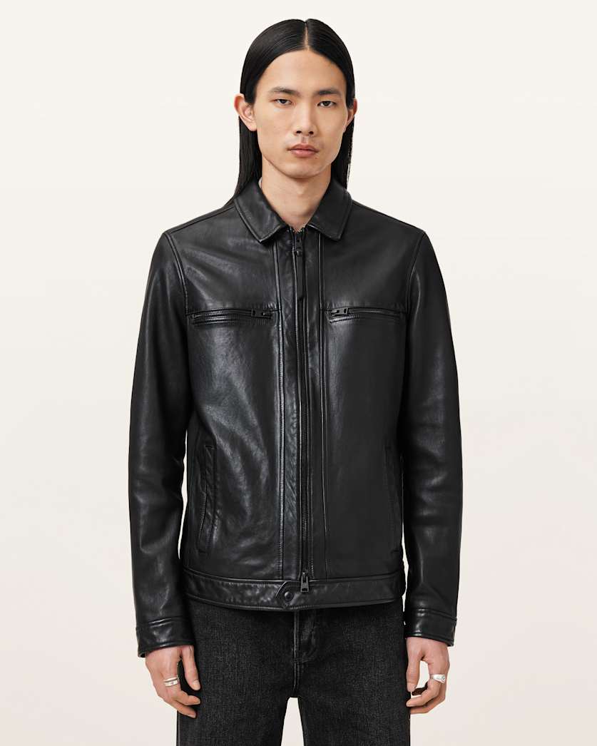 Luck Leather Jacket Black | ALLSAINTS